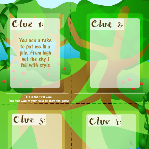 Designs | Outdoor/Nature Scavenger Hunt Illustration for Kids wanted ...