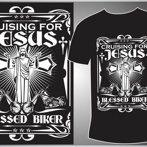 Cruising for Jesus - Biker T-shirt Design | T-shirt contest