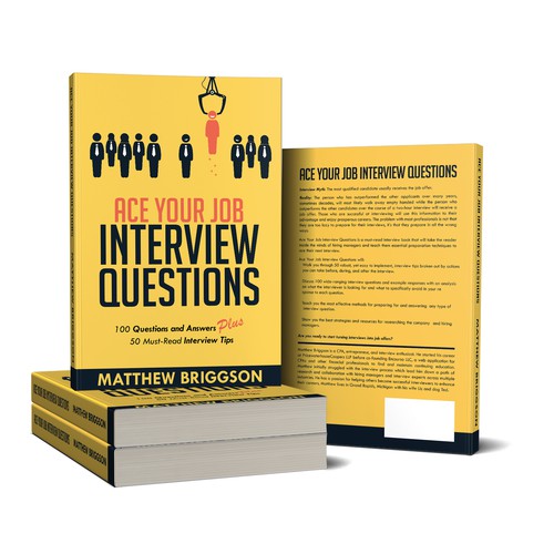 Design a book cover for a job interview book. | Book cover contest