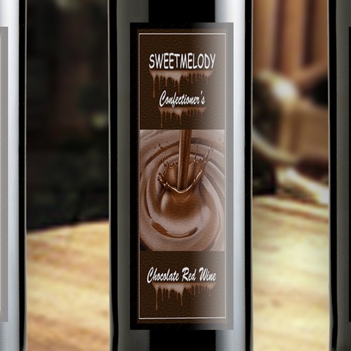 Chocolate wine label | Product packaging contest
