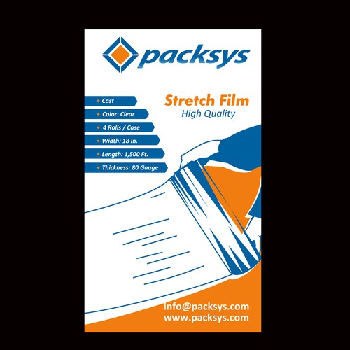 Design the best box for industrial plastic wrap | Product packaging contest