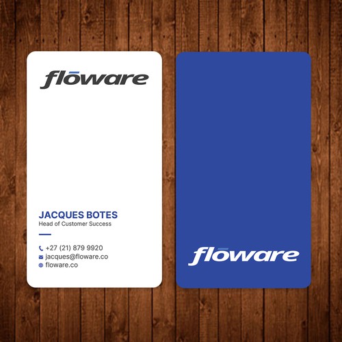 Designs | Modern minimalistic business card for cloud based software ...