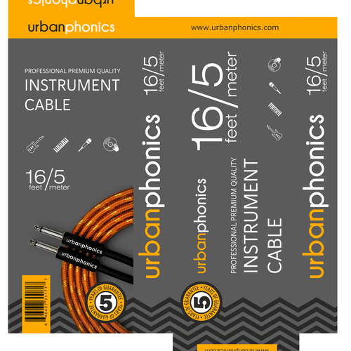 A Pro Instrument Cable Rectangular Packaging Box | Product packaging ...