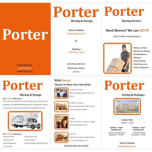 Moving Company Brochure | Brochure contest
