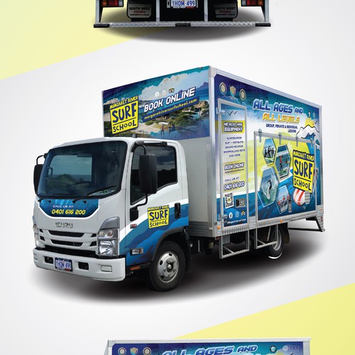 Designs | Design an epic fun surf school truck wrap | Car, truck or van ...