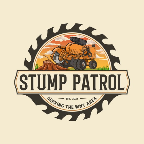Stump Grinding Logo Plymouth Massachusetts: Stump Grinding Service