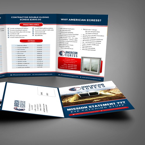 Construction Company Brochure - All Content Provided | Brochure contest