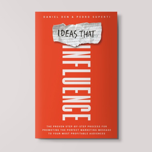 Designs | "Ideas That Influence" Book Cover | Book cover contest
