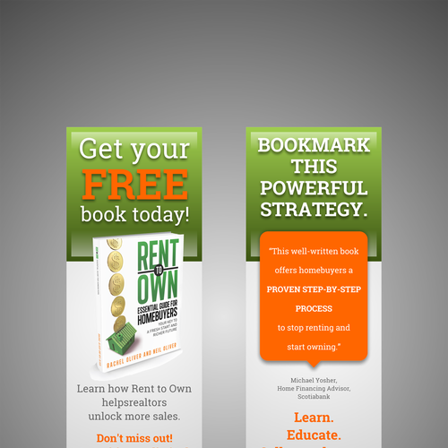 Catchy Bookmark to Win Over Real Estate Agents | Postcard, flyer or ...