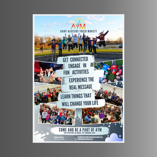 Design a cool and inviting Youth Group poster for teens | Poster contest