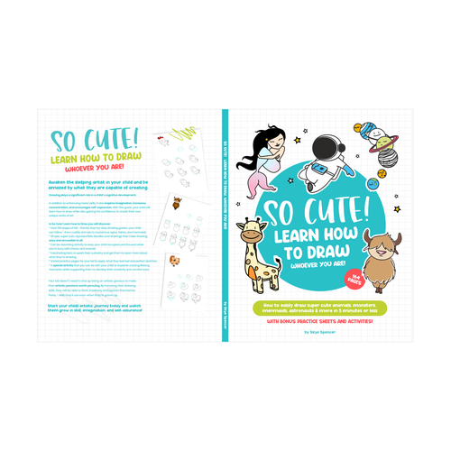 Designs | STAND OUT BOOK COVER DESIGN NEEDED! Learn how to draw Cute ...