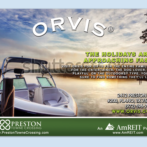Designs | Create an ad for Orvis | Postcard, flyer or print contest