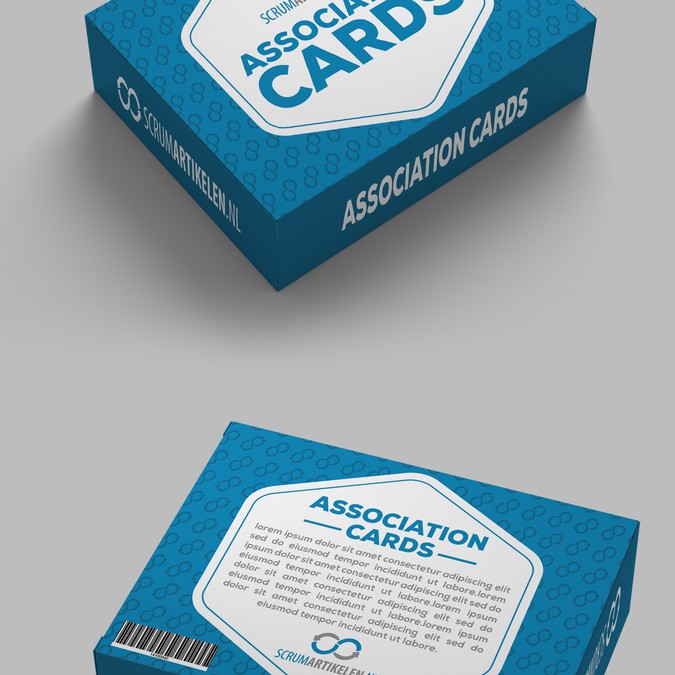 Create a nice Box design and backside of card design for Association ...