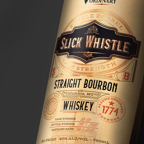 Designs | Bourbon label | Product label contest