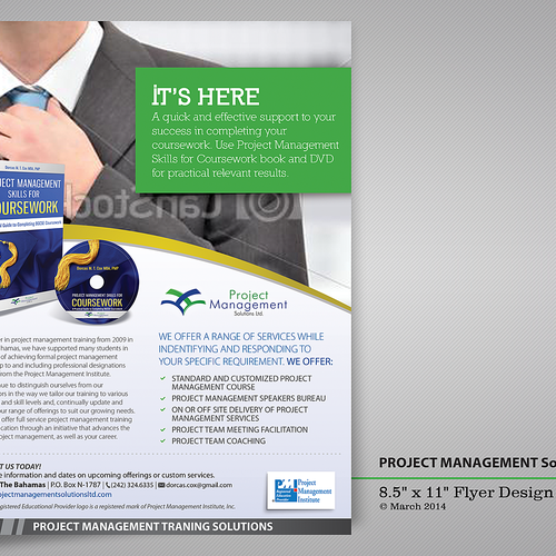 Create a flyer for Project Management Solutions Ltd | Postcard, flyer ...