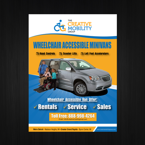 Create an advertisement for a wheelchair accessible minivan! | Postcard ...