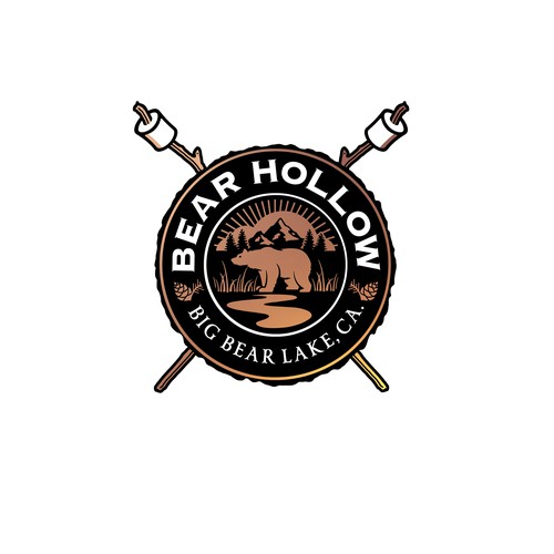 Designs | Design for a Rustic Mountain Lodge Retreat | Logo design contest