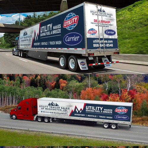 Designs | Refrigerated Semi Trailer Wrap! | Car, truck or van wrap contest