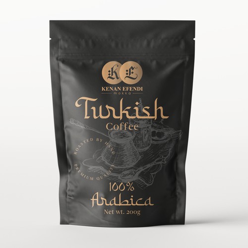 Designs | eye-catching retail packaging design for Turkish coffee ...
