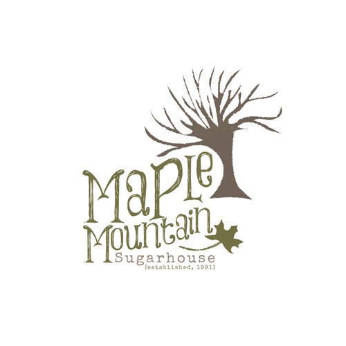 Create a logo for a Vermont Maple Syrup producer that captures this ...