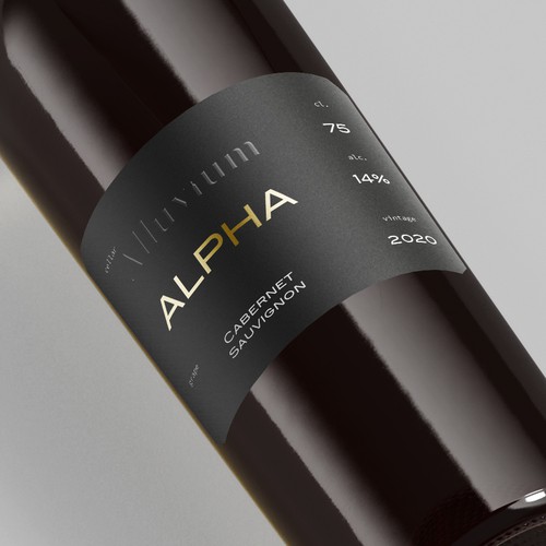Designs | Modern Industrial High End Wine Label | Product label contest
