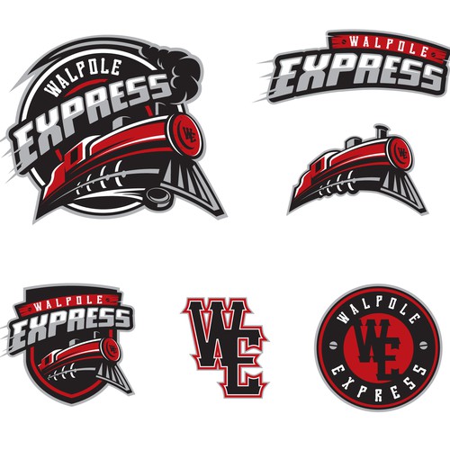 Create a Steam Engine Train logo for a Hockey Team | Logo design contest