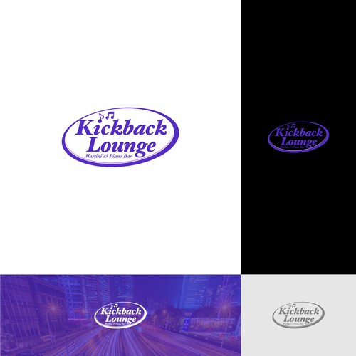 Designs | Kickback Lounge - Martini & Piano Bar | Logo design contest