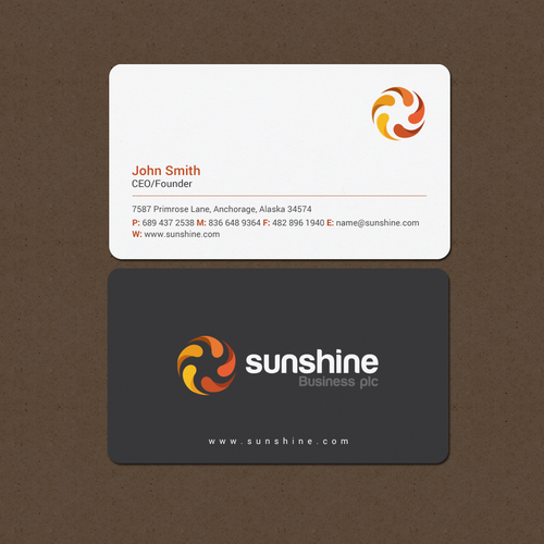 Sunshine | Business card contest