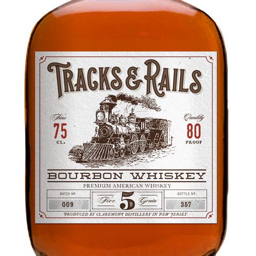 Classic, illustrative & elegant label design with 20th century ...