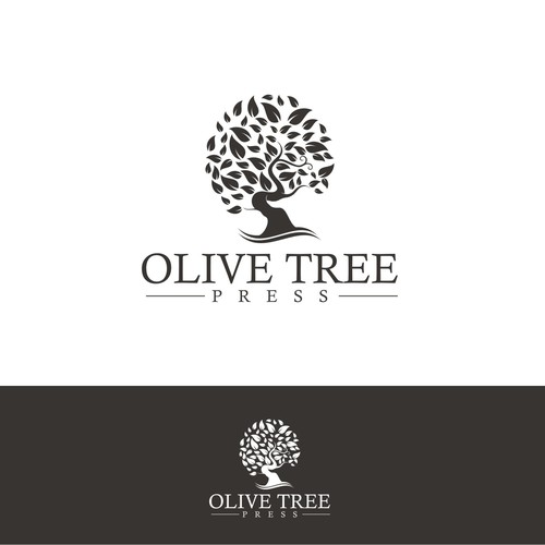 Show your flair with a Super cute olive tree logo for publishing press ...