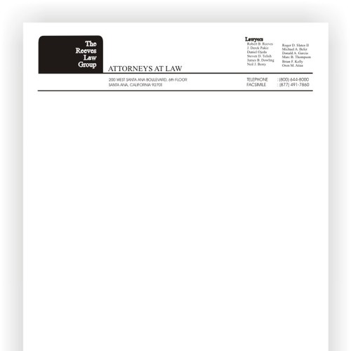 Designs | Law Firm Letterhead Design | Stationery contest