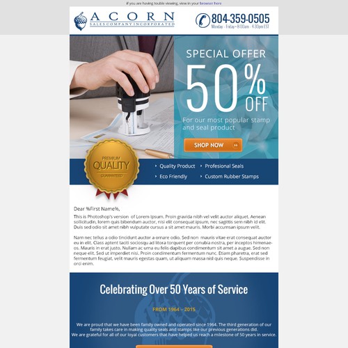 Designs | Create a Email Newsletter Template for Monthly Mailings ...