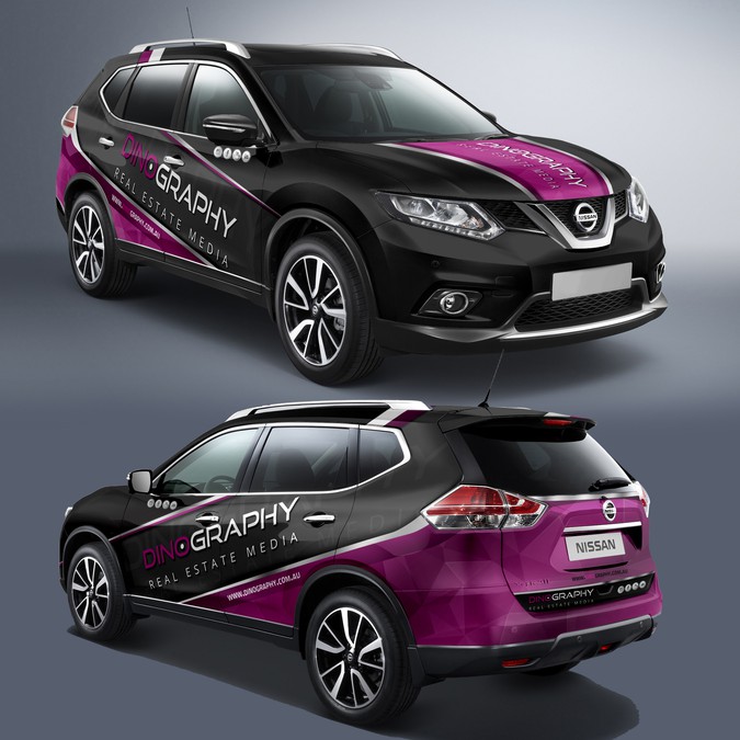 Design a eye-catching vehicle wrap for this market leading real estate ...