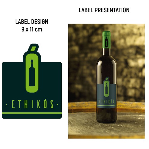 Vegan Wine Label | Product label contest