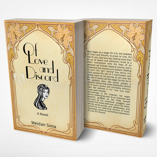 ART DECO/1920s style Book Cover for new literary fiction novel | Book ...