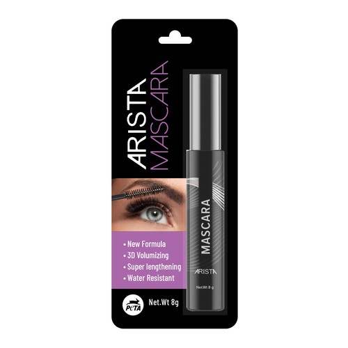 Designs | Arista Mascara Blister Pack | Product label contest