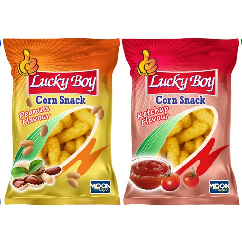 Create a lasting pack design for corn puffs | Product packaging contest