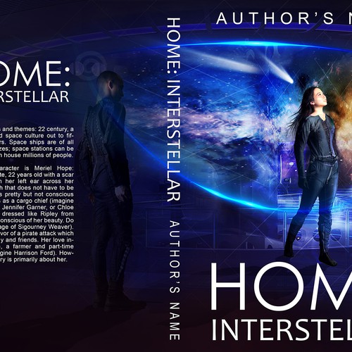 Designs | Book cover for Sci-Fi novel Home: Interstellar | Book cover ...