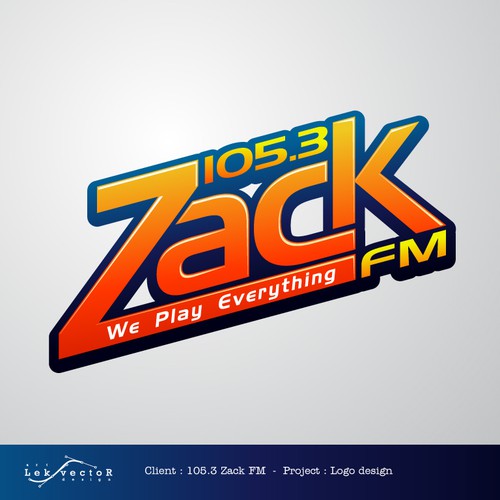 105.3 Zack FM Logo | Logo design contest