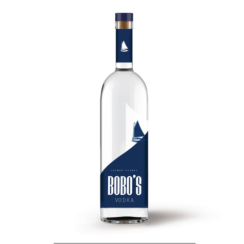 Designs | Product label for Cayman islands premium vodka | Product ...