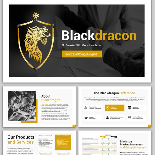 Designs | Design Elegant PowerPoint Template for Radical Platform ...