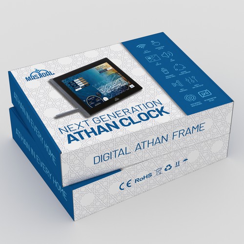 Designs | Want a bold design for a digital Islamic clock | Product ...