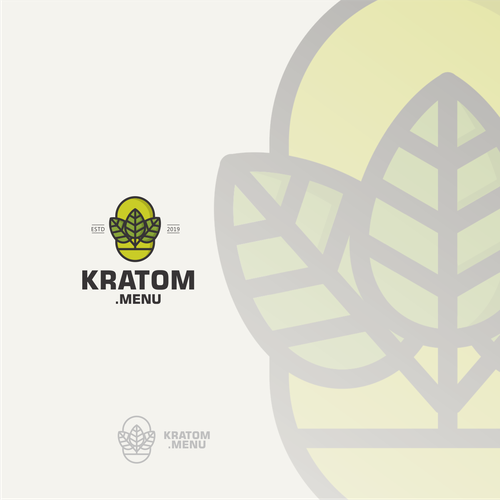 Kratom (Medicinal Plant) Distributor "kratom.menu" | Logo & business ...