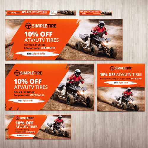 SimpleTire.com: 10% Off ATV/UTV Tires Promotion | Banner ad contest