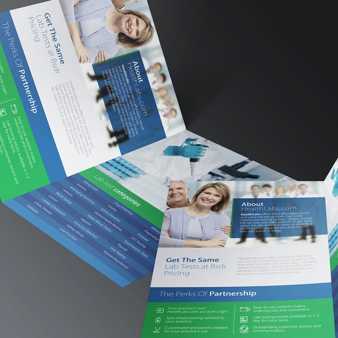 Design Brochure for Lab Testing Company | Brochure contest