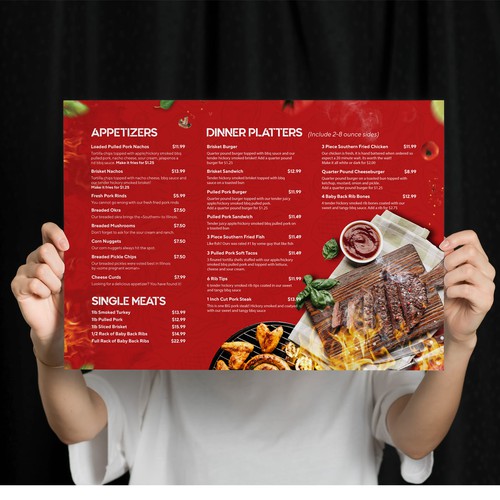 Designs | Bright colorful menu to catch the attention of EVERYONE ...