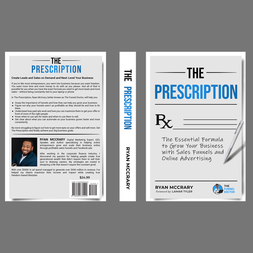 Designs | The Funnel Doctor Book Design | Book cover contest