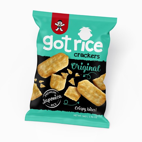 Designs | GOT RICE Rice cracker- original | Product packaging contest