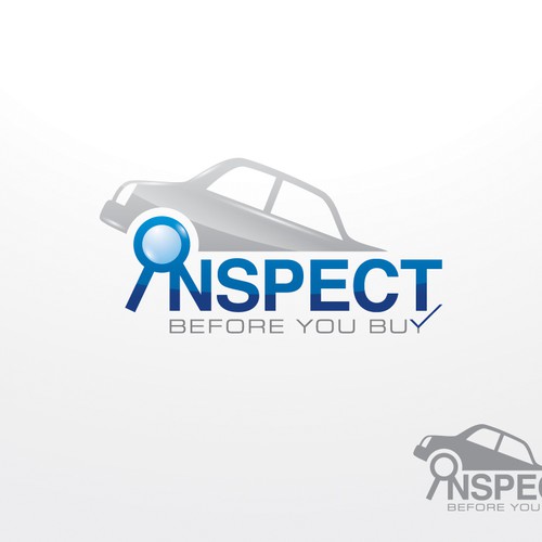 Car Inspection Logo Automobile Inspection Icon Pictogram Stock