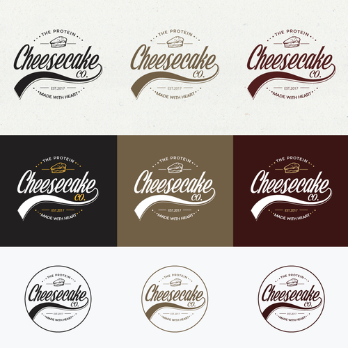 Create a delicious logo for the best healthy cheesecake ever made ...